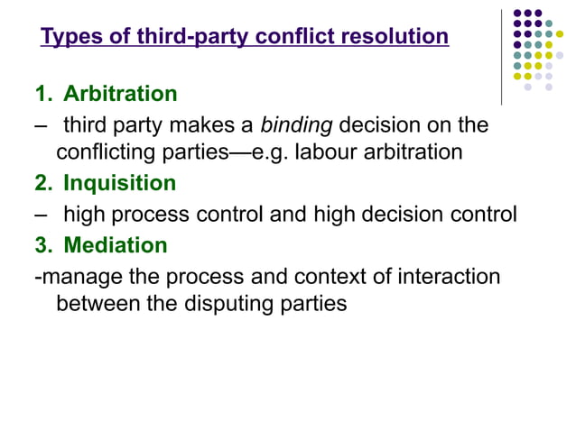 Organizational Behavior : Conflicts and Negotiation | PDF