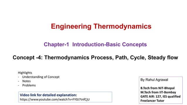 Complete Thermodynamics GATE/IES/All Exams: Chp1 Concept-3 ...