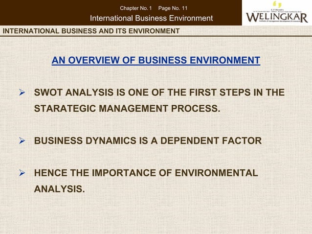 International Business Environment: Introduction | PDF