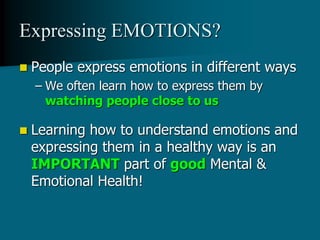 Chp. 4 understanding your emotions | PPT