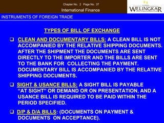 Instruments of Foreign Trade | PDF