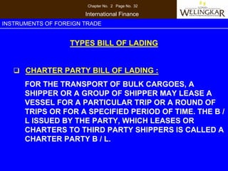 Instruments of Foreign Trade | PDF