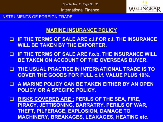 Instruments of Foreign Trade | PDF | Business | Business and Finance