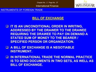 Instruments of Foreign Trade | PDF