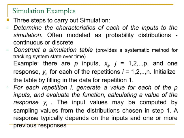 Chp. 2 simulation examples | PPT