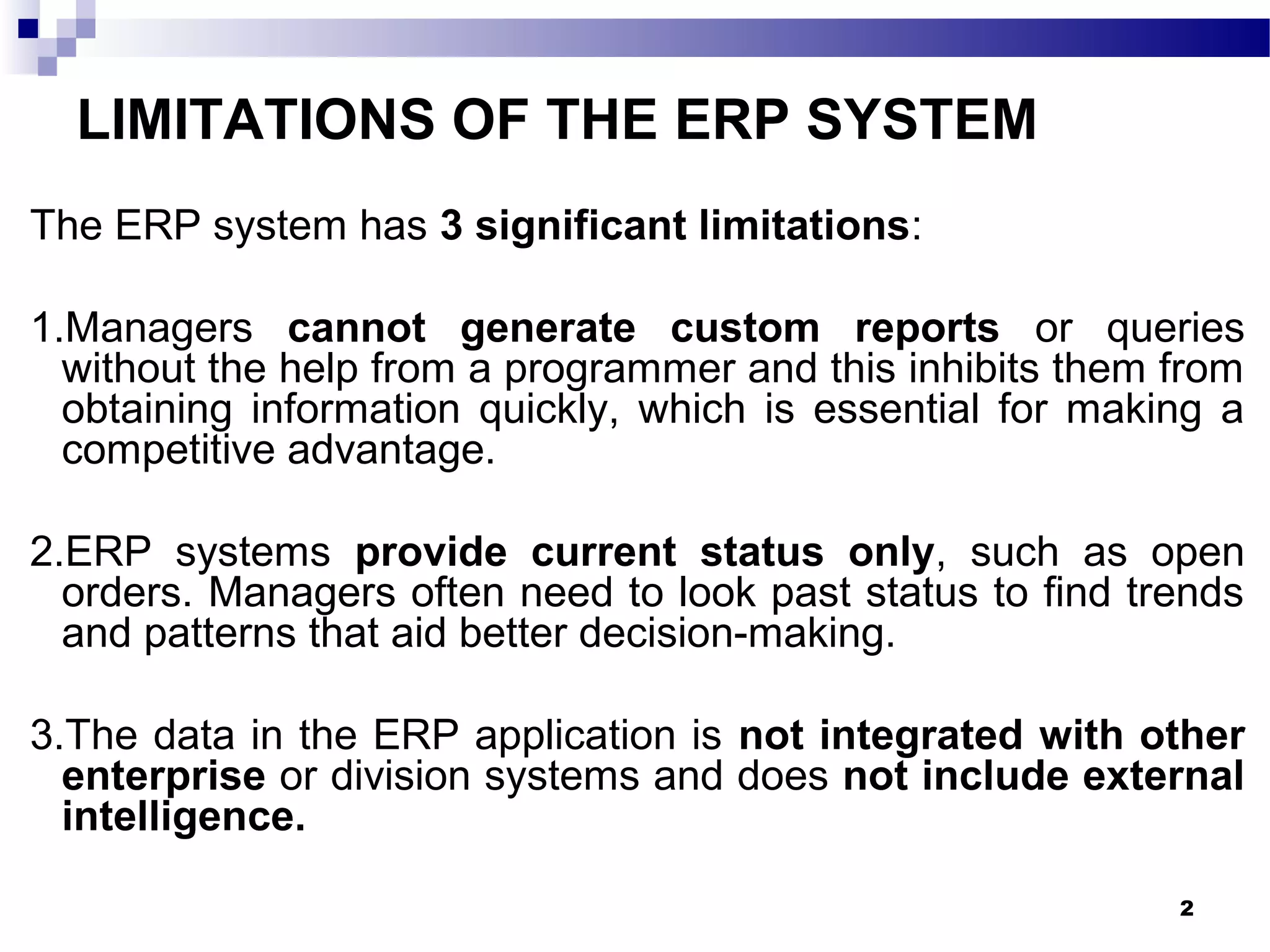 erp and related technologies | PPT