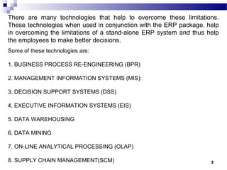 erp and related technologies | PPT