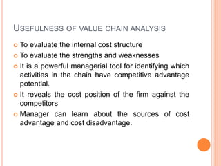 Value chain and SWOT analysis | PPTX