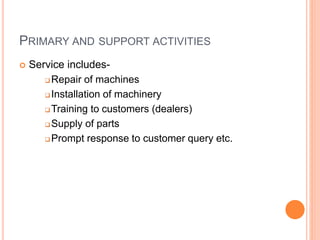 Value chain and SWOT analysis | PPTX