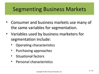 Chp 7 customer driven marketing strategy creating value for target ...