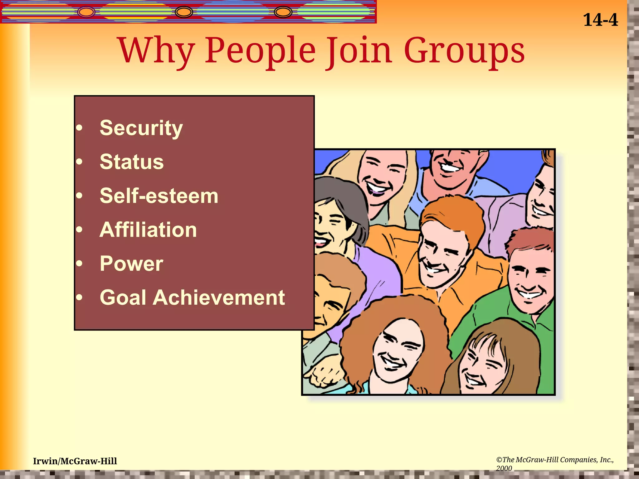 Organizational Behavior : Group & Team | PDF