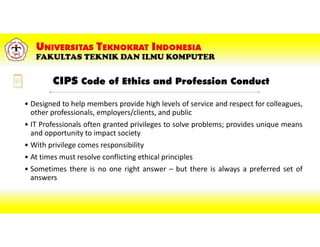 Chp 04 ethics and proffesions (shared) ---- | PPT