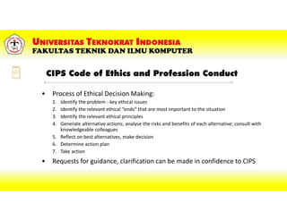 Chp 04 ethics and proffesions (shared) ---- | PPT