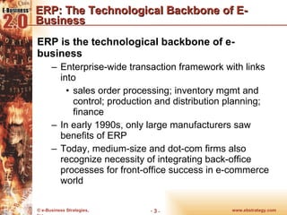 Chp08 Building Erp | PPT | Business I.T. | Business