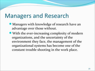 Introduction to research | PPT