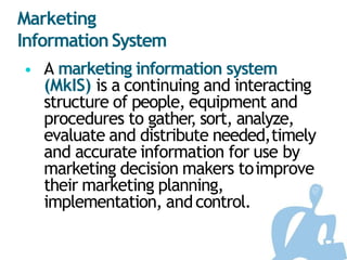 marketing information system-chapter one | PPTX
