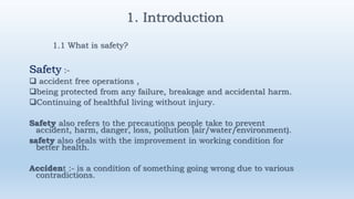 Introduction Safety and hazard management | PPTX