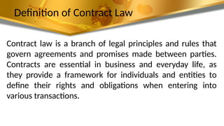 Introduction Of FIDIC Contract law detail ppt. | PPTX
