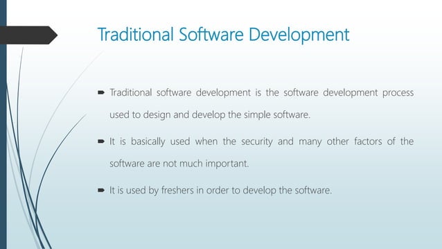 Difference between traditional and agile software development | PPTX