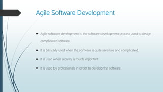 Difference between traditional and agile software development | PPTX