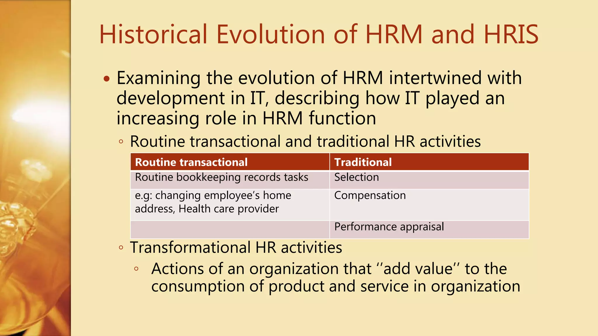 Chp 1 introduction to hris | PPT