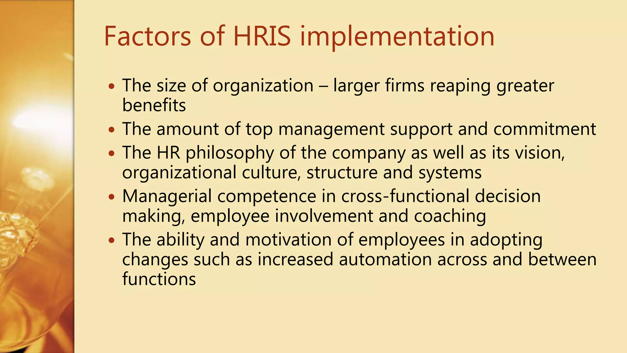 Chp 1 introduction to hris | PPT