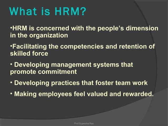 Chp 1 introduction to hrm | PPT