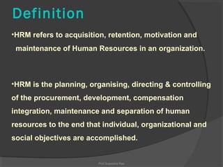 Chp 1 introduction to hrm | PPT