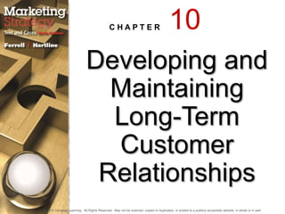 Maintaining Long-Term Consumer Relationships | PPTX | Business ...