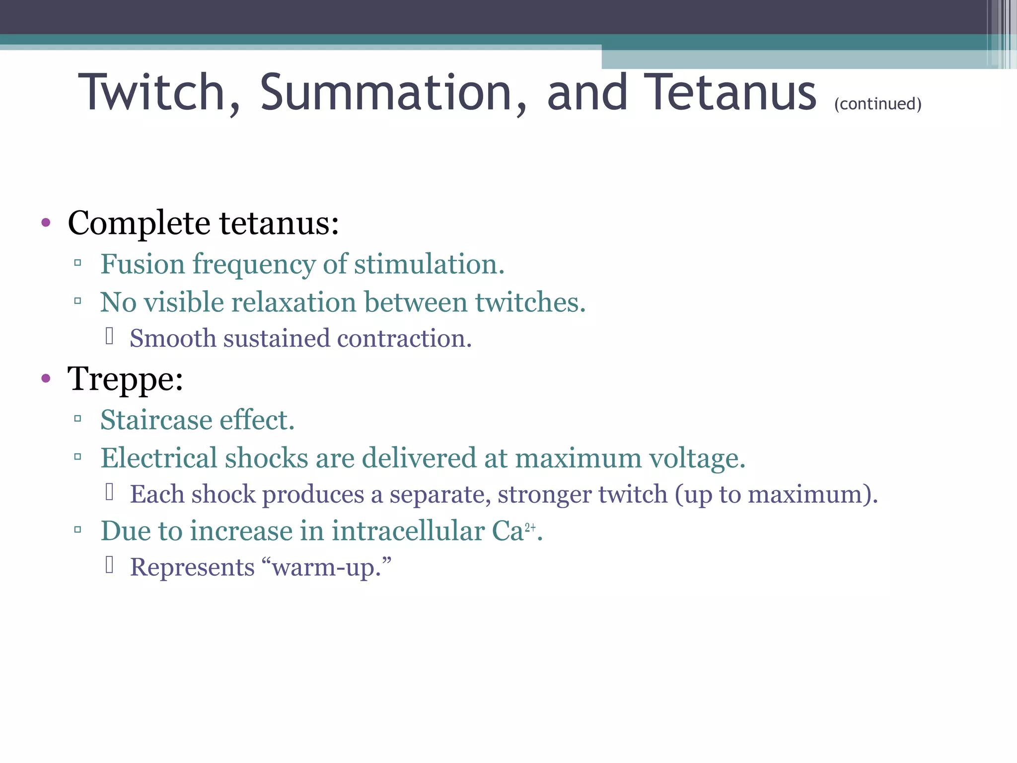 Muscle Physiology | PPT