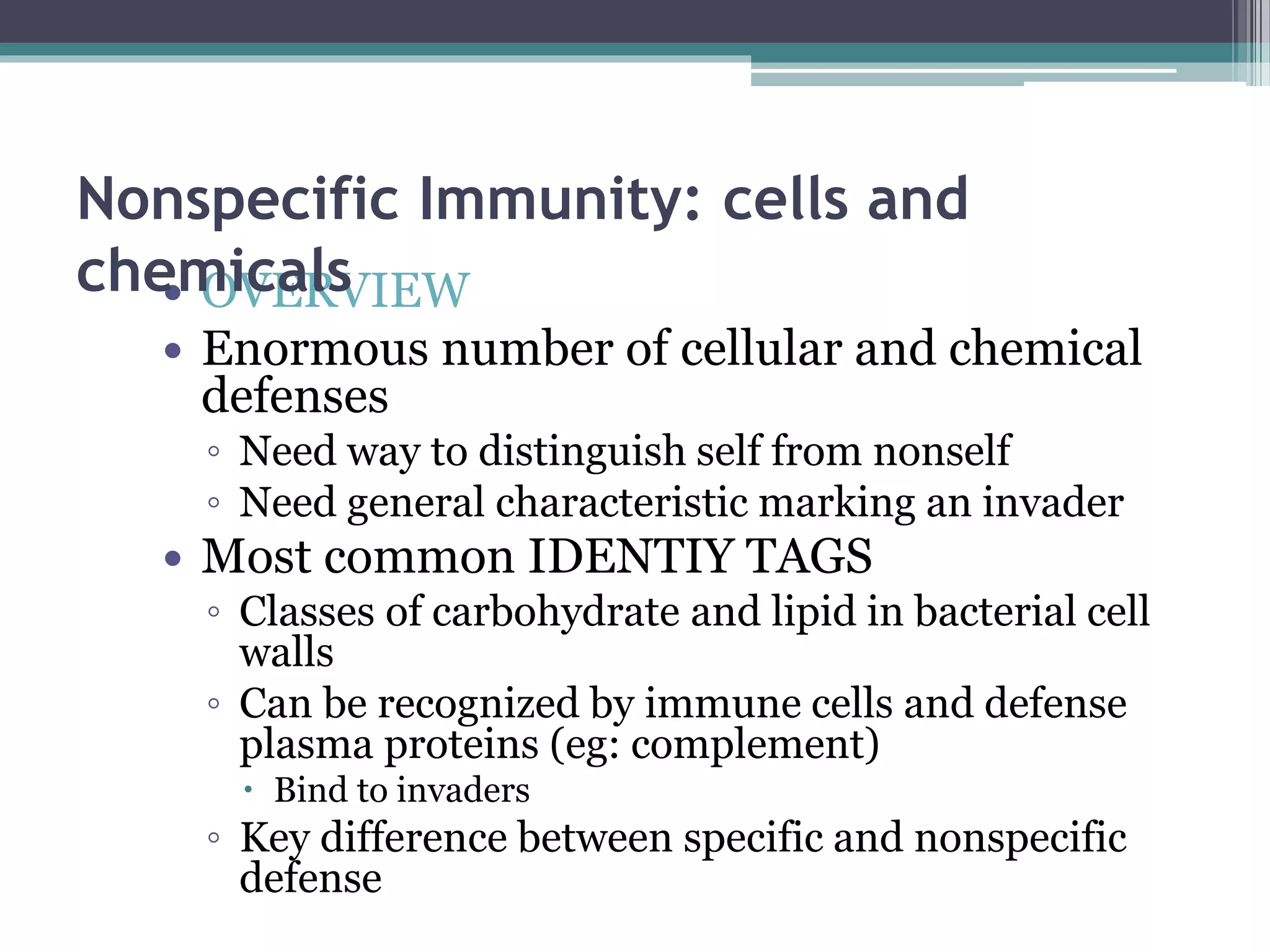 The immune system | PPTX