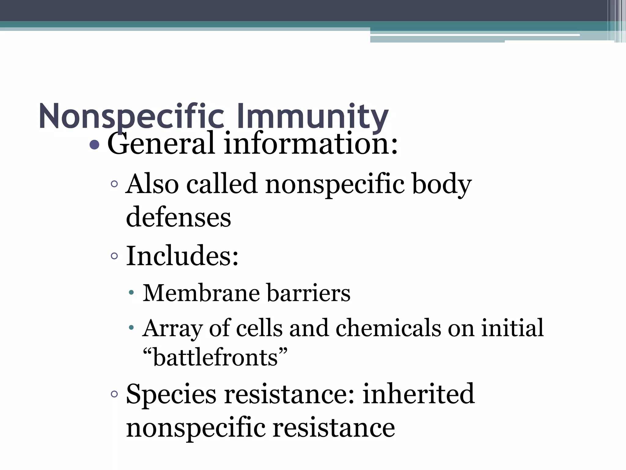 The immune system | PPTX