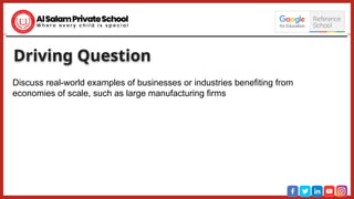 Chp 17 Economies of scale igcse edexcel eco | PPTX