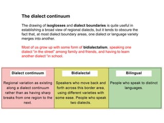 Chp 18 language and regional variation | PPT