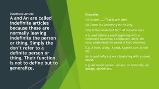 Article SlideShare (Lexical Categories) | PPTX