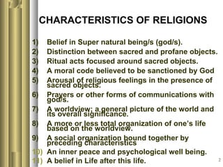 Chp2.religions & belief system | PPT