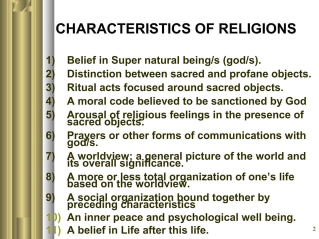 Chp2.religions & belief system | PPT