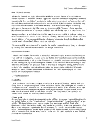 Research Methodology - Chapter 2 | DOCX