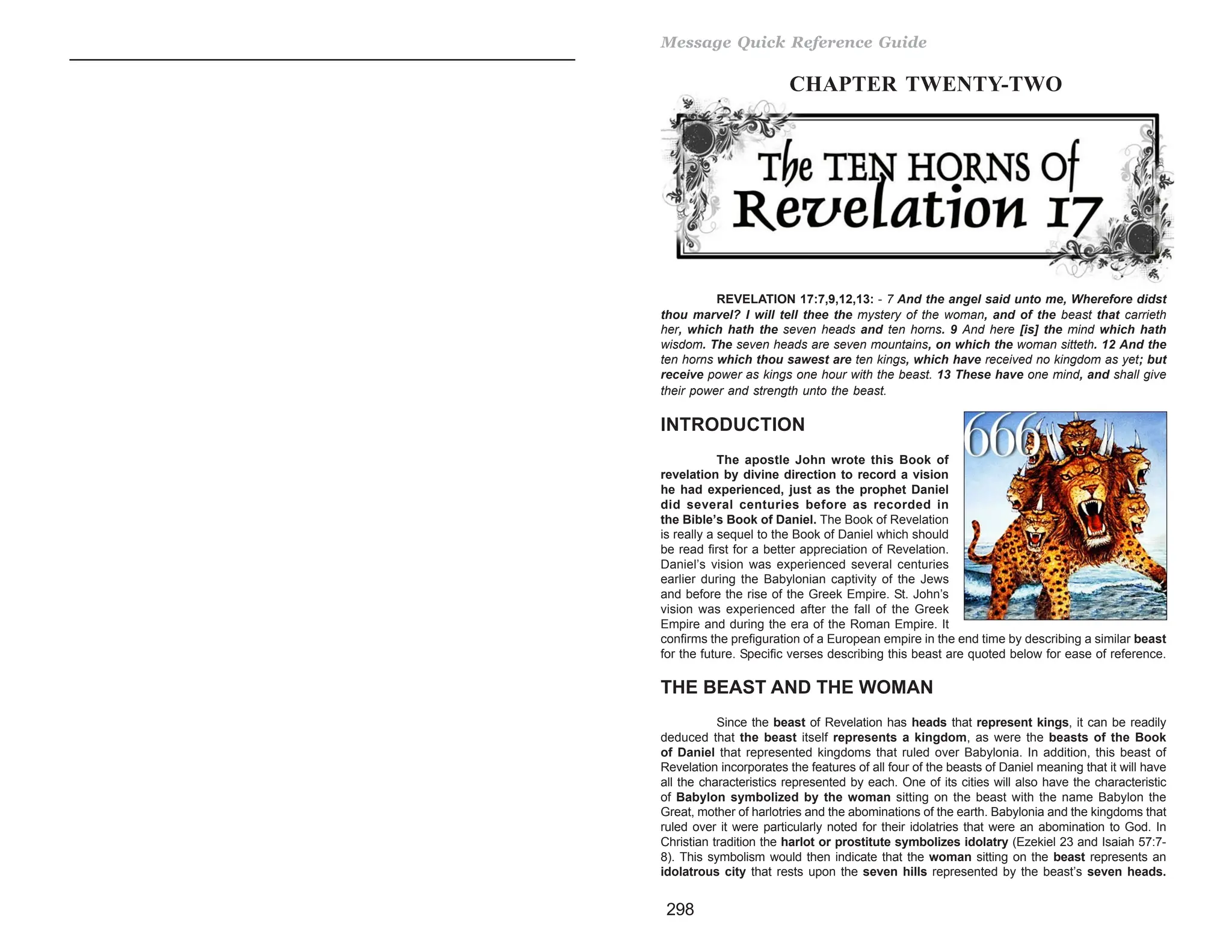 The Ten Horns in the Book of Revelations | PPT