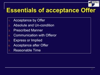 CHP#2 Offer and Acceptance Business Law.ppt