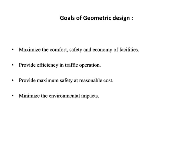 GEOMETRIC DESIGN OF HIGHWAY | PPTX
