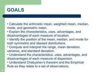 Probability and statistics : basics understanding of describing data | PPT