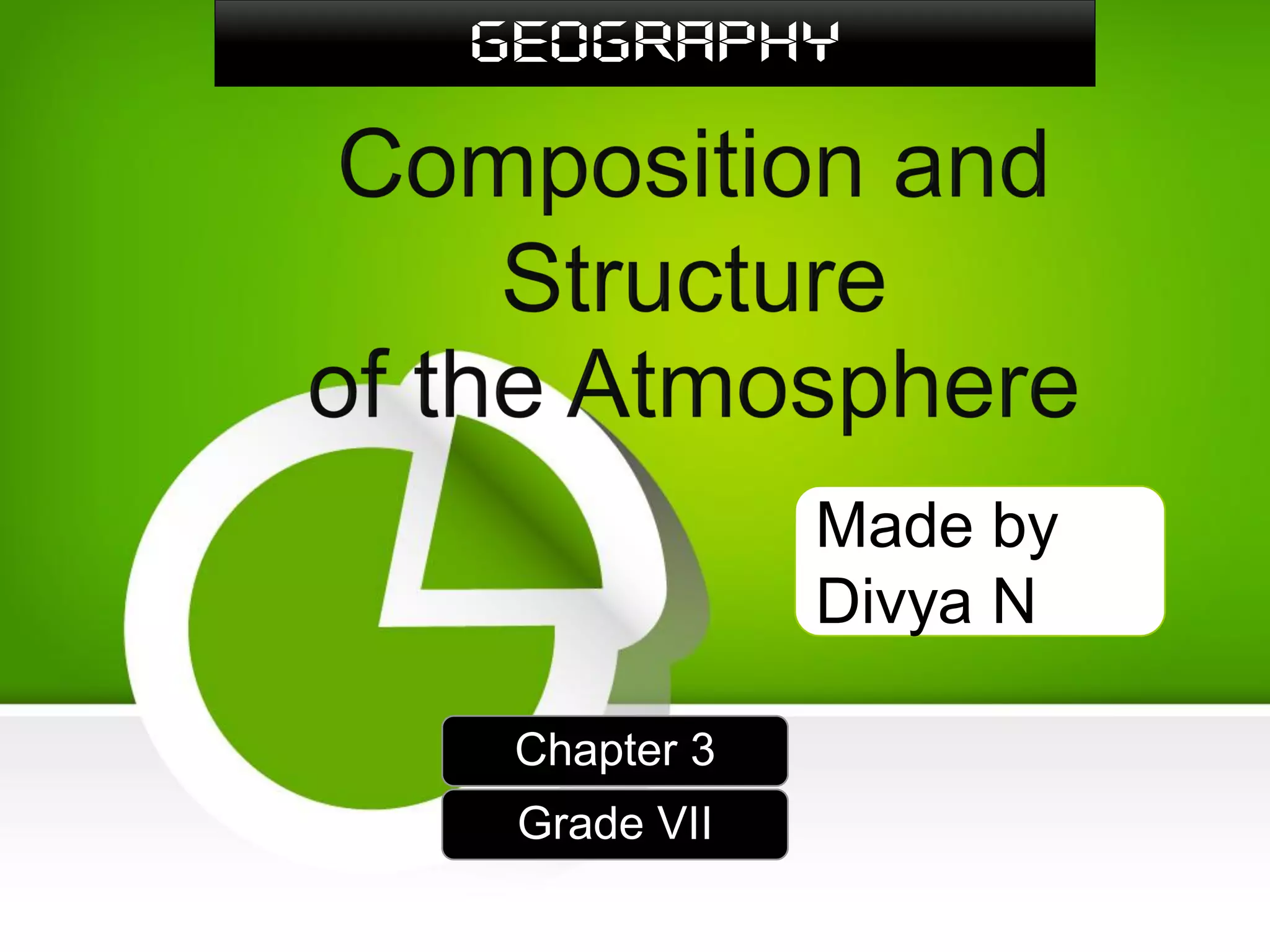 Chp 3 atmosphere final ppt upload | PPT