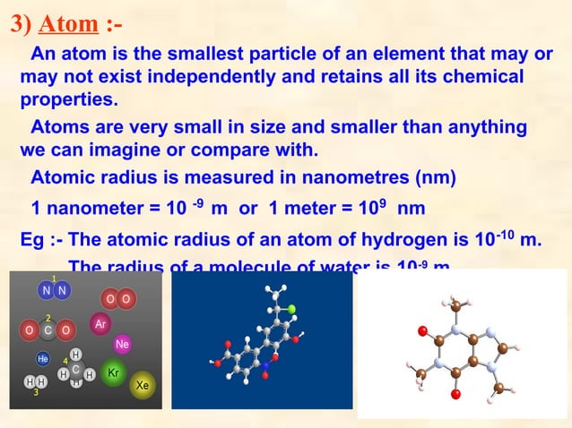 CHP 3 ATOMS AND MOLECULES class 9 PPTX.ppt