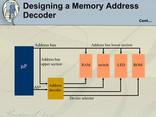 Chp3 designing bus system, memory & io copy | PPT