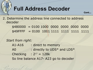 Chp3 designing bus system, memory & io copy | PPT
