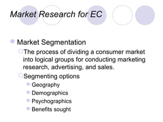 Chp3 internet consumer and market research | PPT