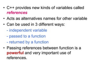 Chp3(pointers ref) | PPTX | Programming Languages | Computing
