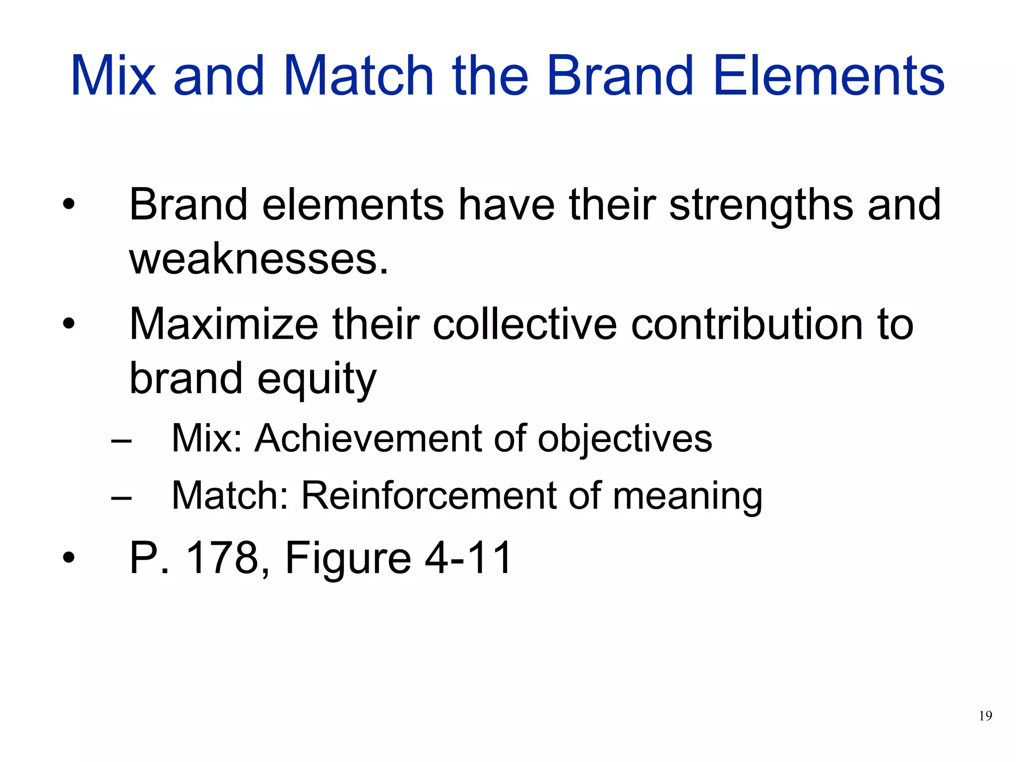 CHOOSING BRAND ELEMENTS | PPT