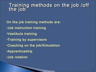 Chp 4 new- training & development | PPT